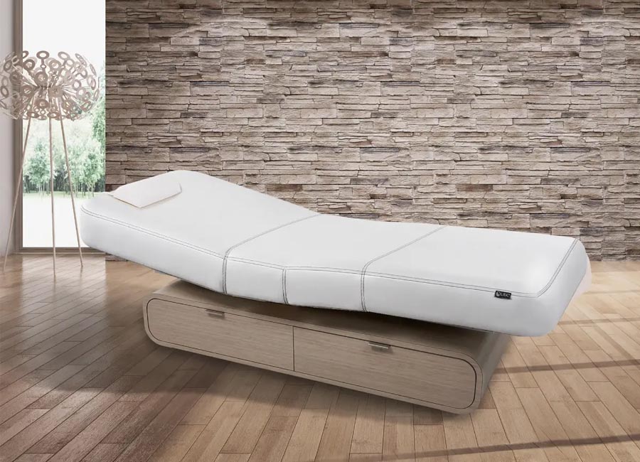 Baja Edge & Oval Spa Bases Table | 3 Cabinet Styles | ADA Compliant